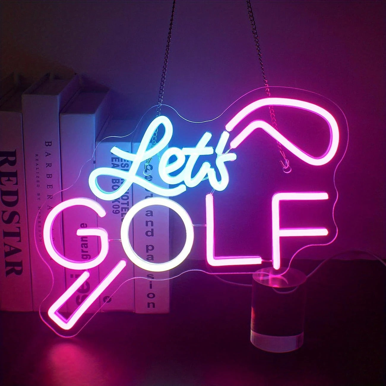 Lets Golf Neon Sign – Cover My Clubs
